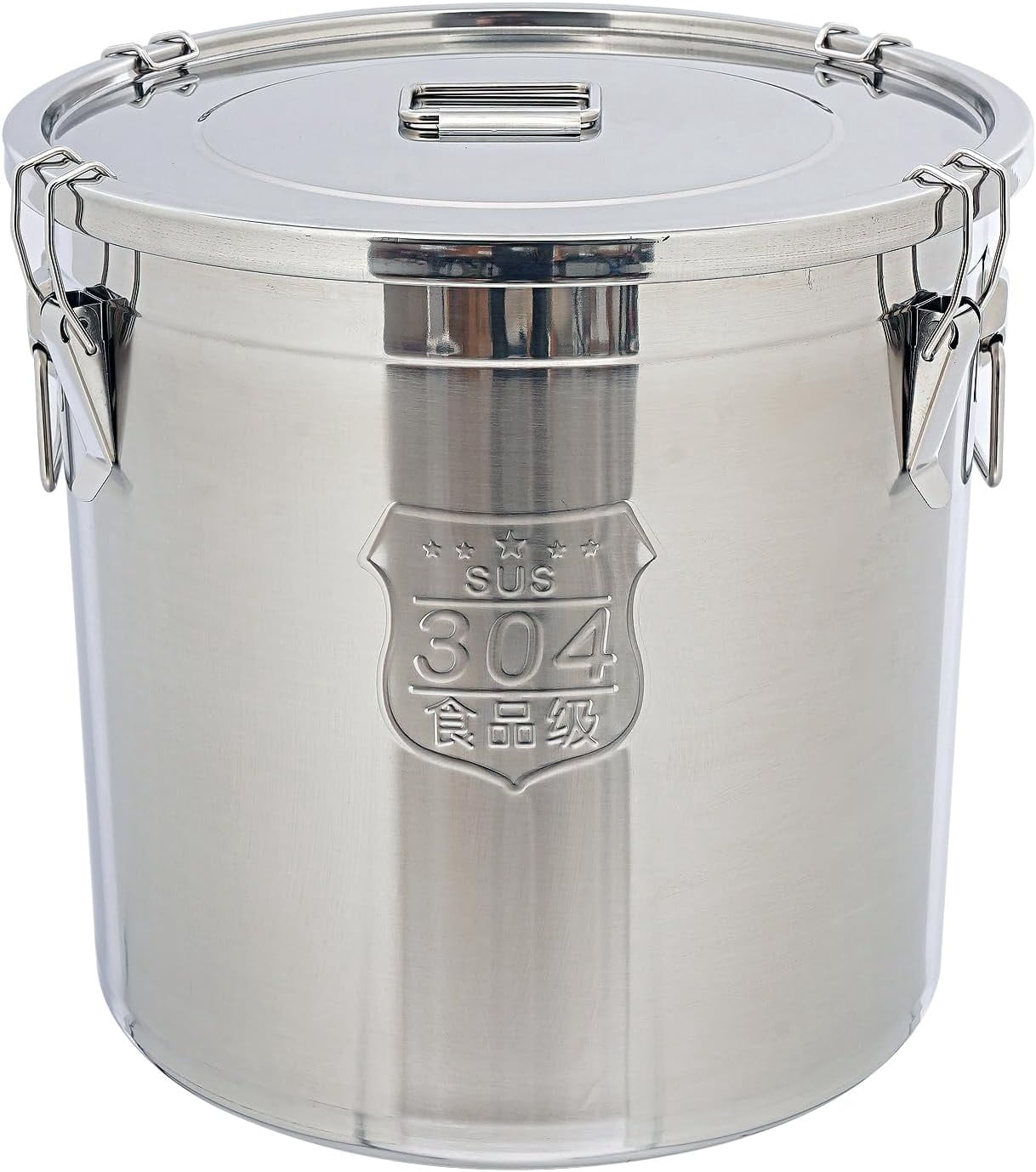 12.7-gallon 304 stainless steel rice storage container, extra-large ...