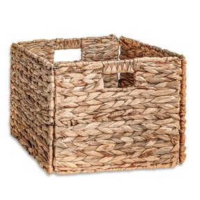 Better Homes & Gardens Square Tapered Water Hyacinth Basket, Set of 2 ...