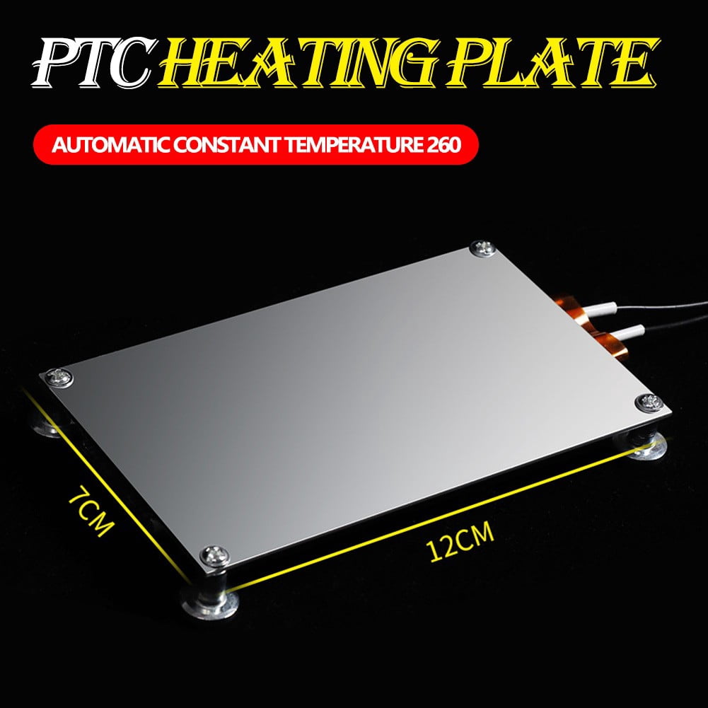12*7cm/4.72*2.75 Inches PTC Heating Plate Board Automatic 260° Station ...