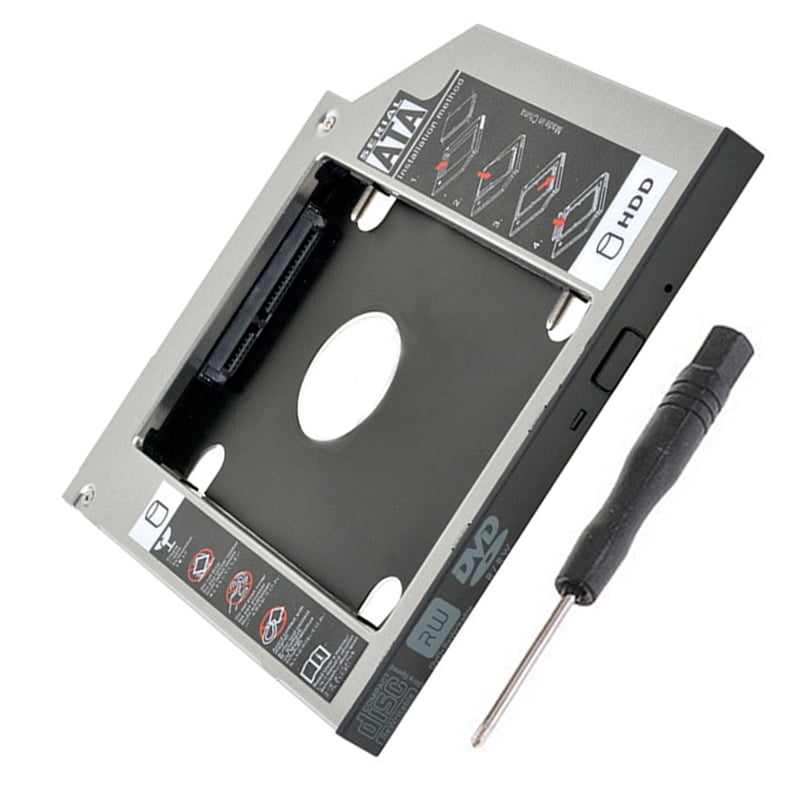 12.7mm SATA 2nd SSD HDD Caddy for Dell Latitude E5400 E5410 E5420 E5430 ...