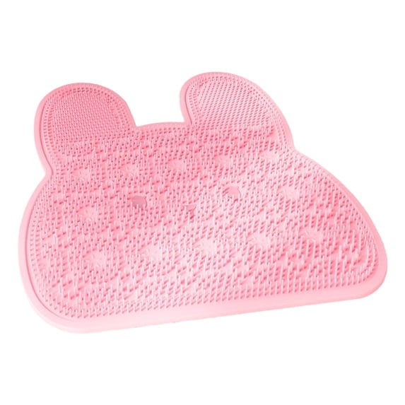 12.8*12 Inch Shower Foot Scrubber Mat with Suction Cups, Non-Slip ...