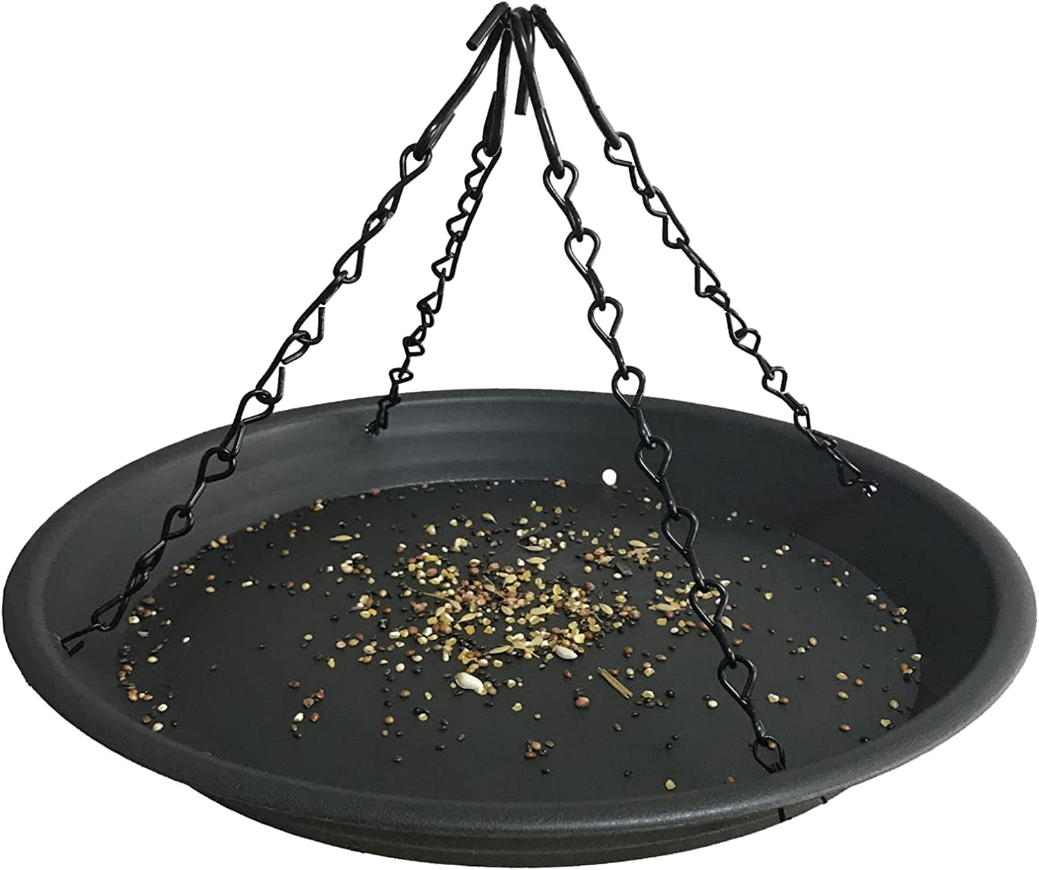 "Homes Garden 12.8"" Large Capacity Bird Feeder, Squirrel Feeder, Seed ...