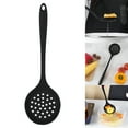 12.8 Inch Silicone Slotted Spoon - Non-Stick Heatproof Skimmer Ladle ...