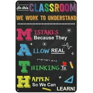 Learning Multiplication table tabs chart chalk fully LAMINATED poster ...