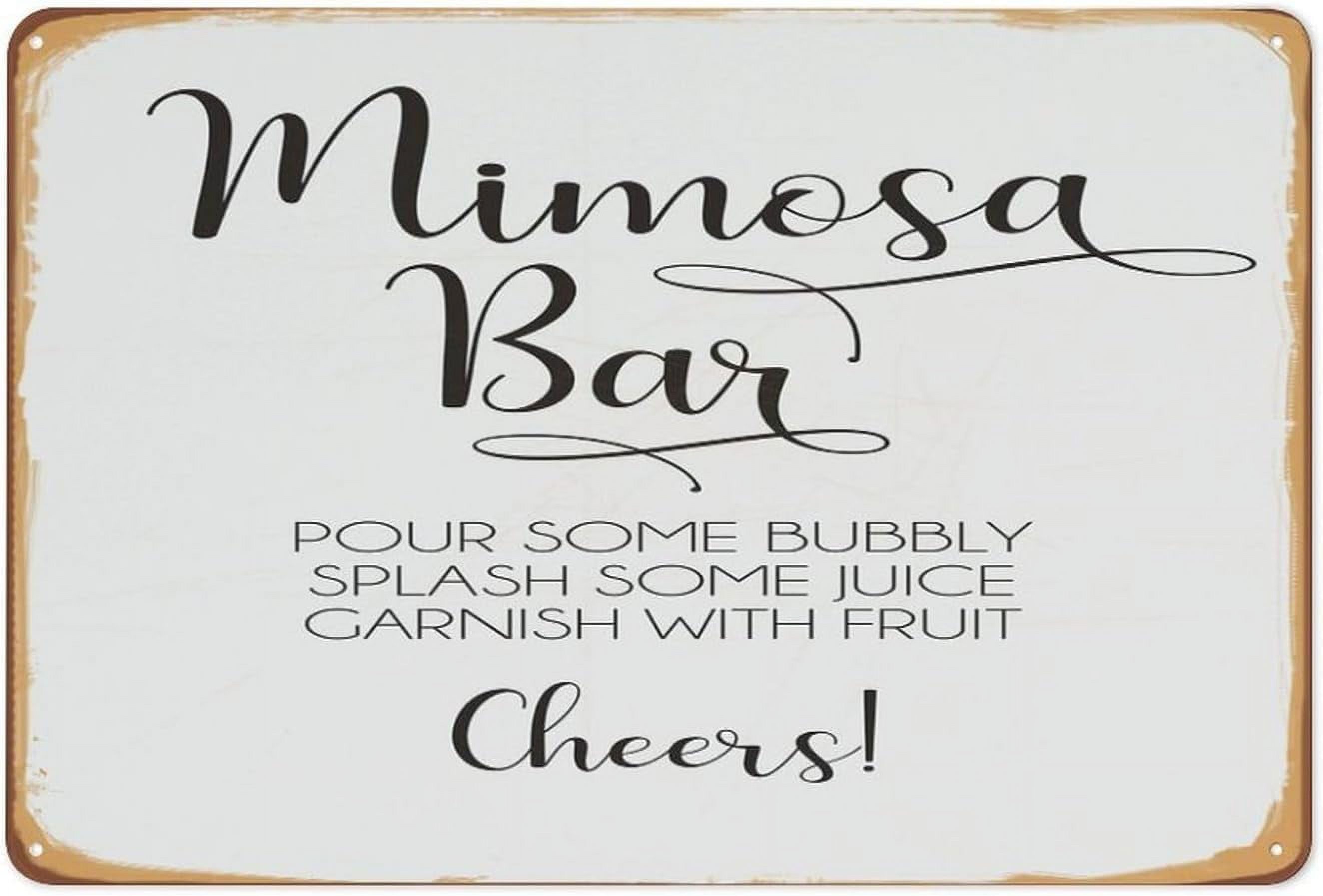 12×8 inch Mimosa Bar Sign,Mimosa Bar Signage,Mimosa Party,Wedding ...