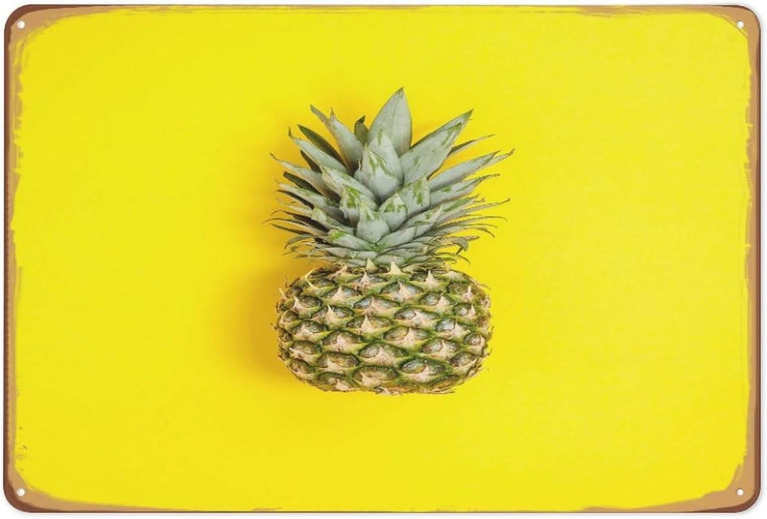 12×8 inch Pineapple- Food Posters For Kitchen Metal Signs Posters Retro ...