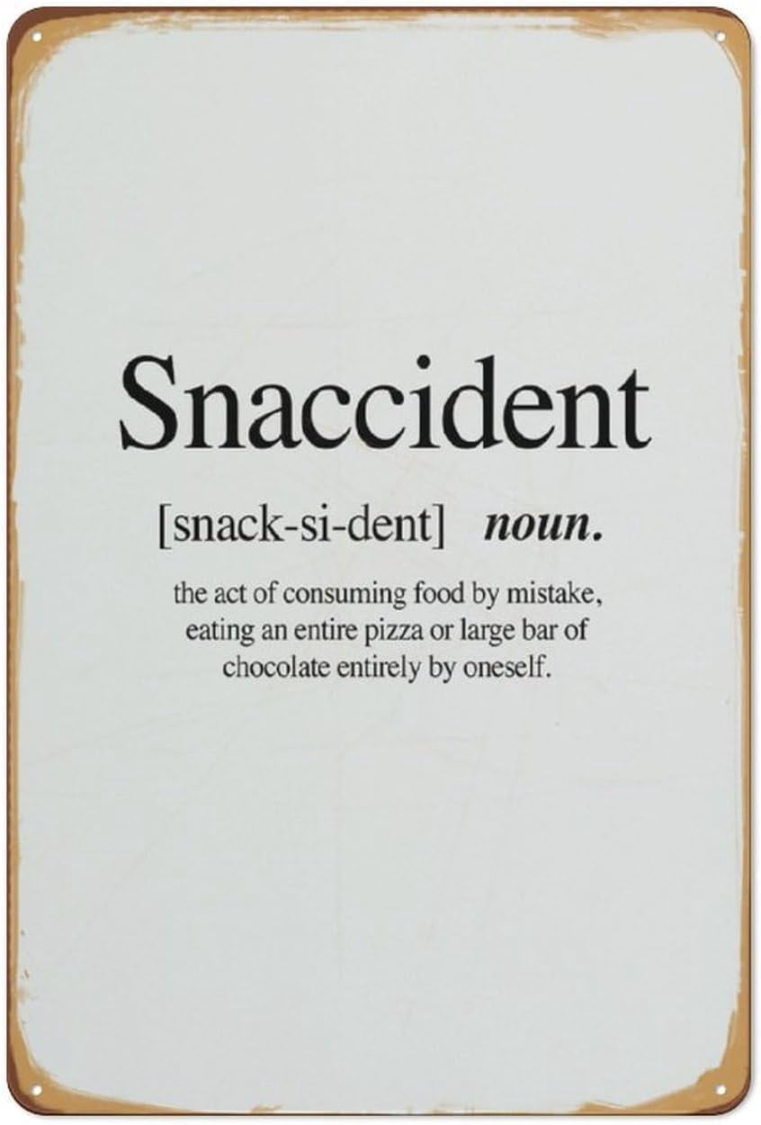 12×8 inch Snaccident Definition Print,Definition Wall Print,Noun Print ...