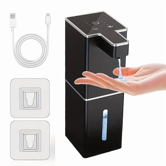 12.85oz Touchless Automatic Soap Dispenser, IPX5 Waterproof Wall Mount ...