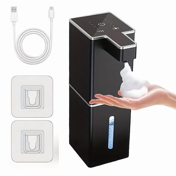 12.85oz Touchless Automatic Soap Dispenser, IPX5 Waterproof Wall Mount ...