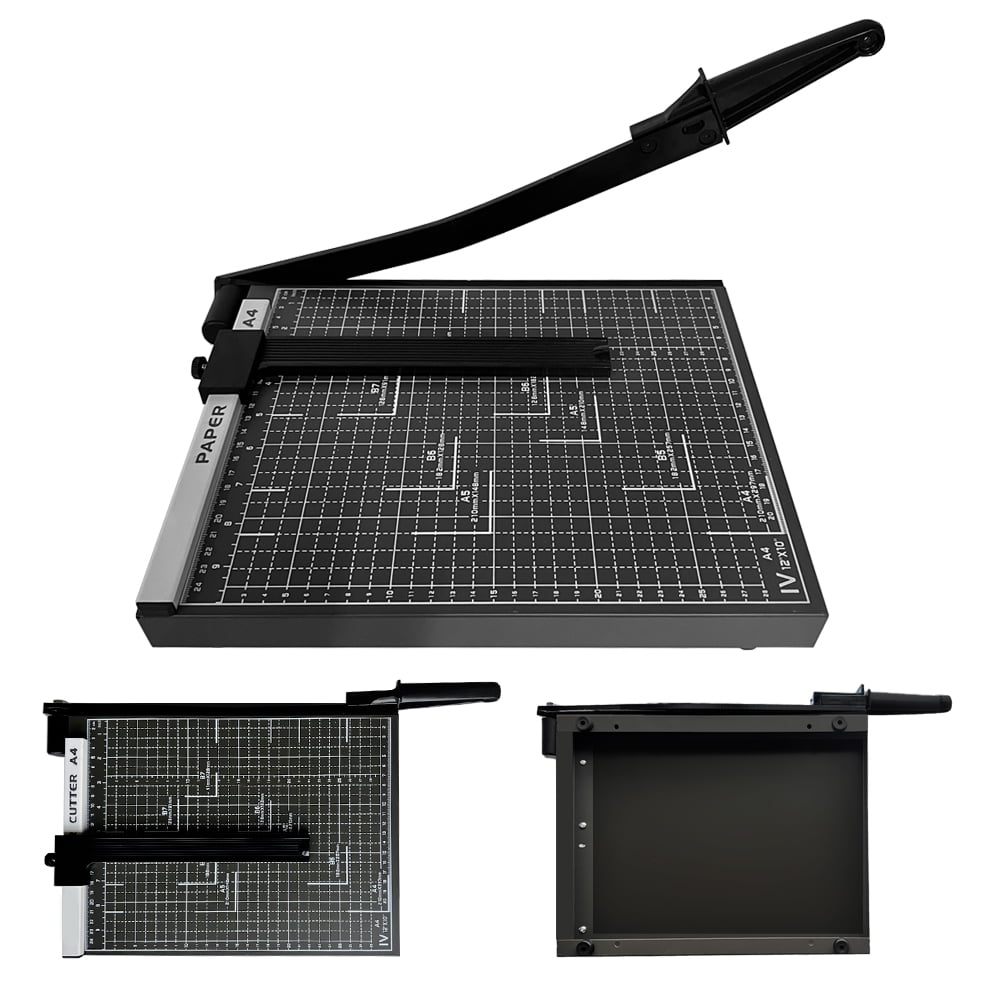 ALORHARDRO 12.87" Paper Cutter for Cardstock, A4 Stack Guillotine Paper ...