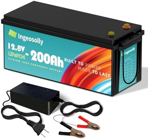 12.8V 200Ah LiFePO4 Lithium Battery, 2560Wh Lithium iron phosphate ...