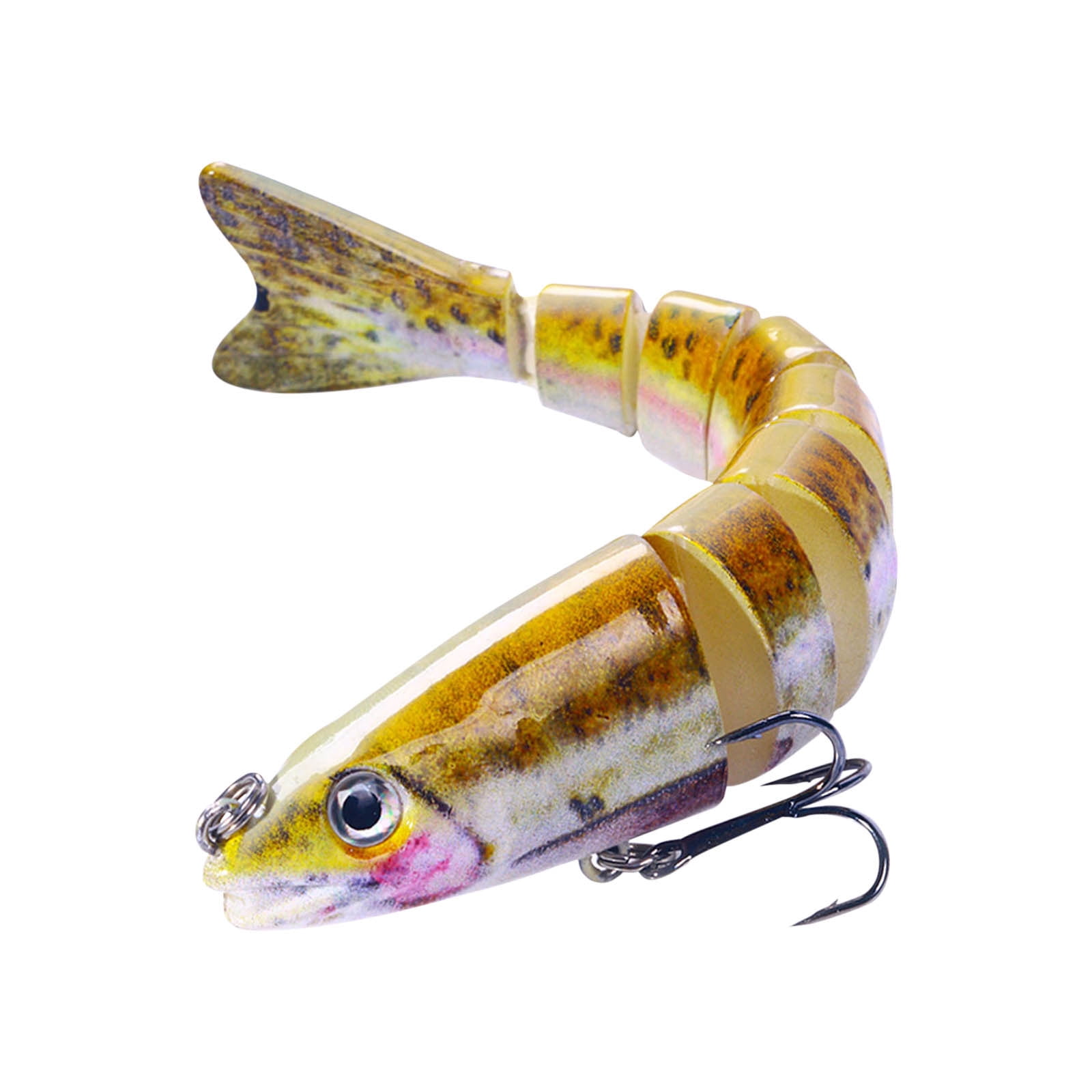 12.8cm Multi-Segment Fishing Lure - Realistic Swimbait, Sinking ...