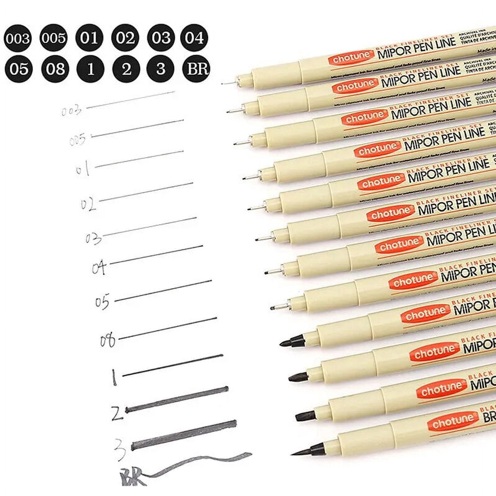 12/9/4Pcs Markers Micro Pen Kawaii Manga Hand-painted Drawing Hook Line ...