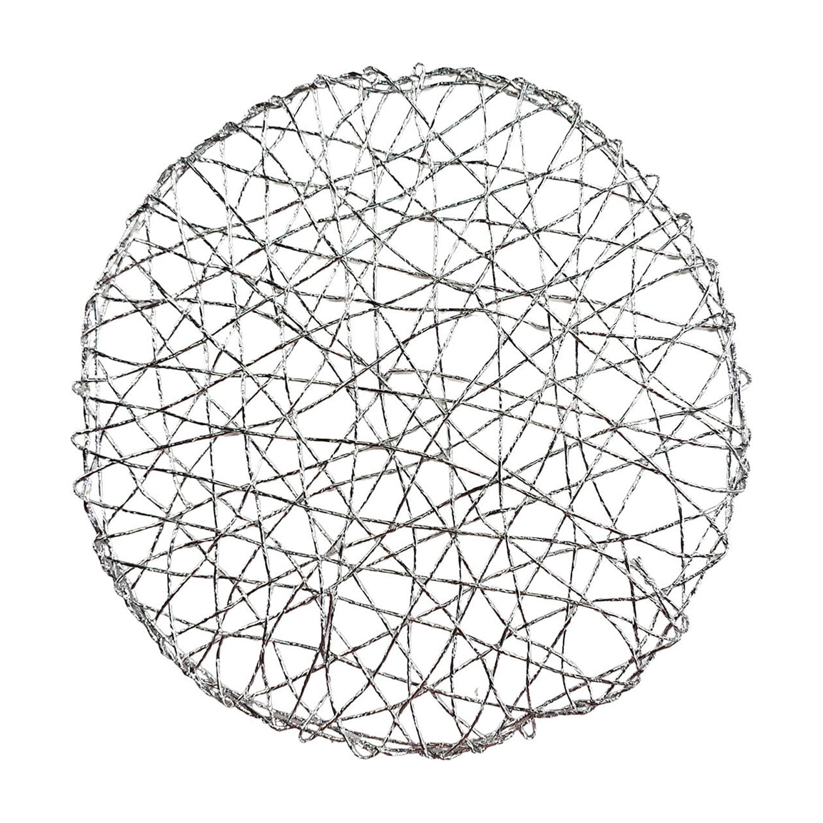 12.99 Inch Handwoven Table Mat, Round Hollow Heatproof Mat, Tablecloth ...