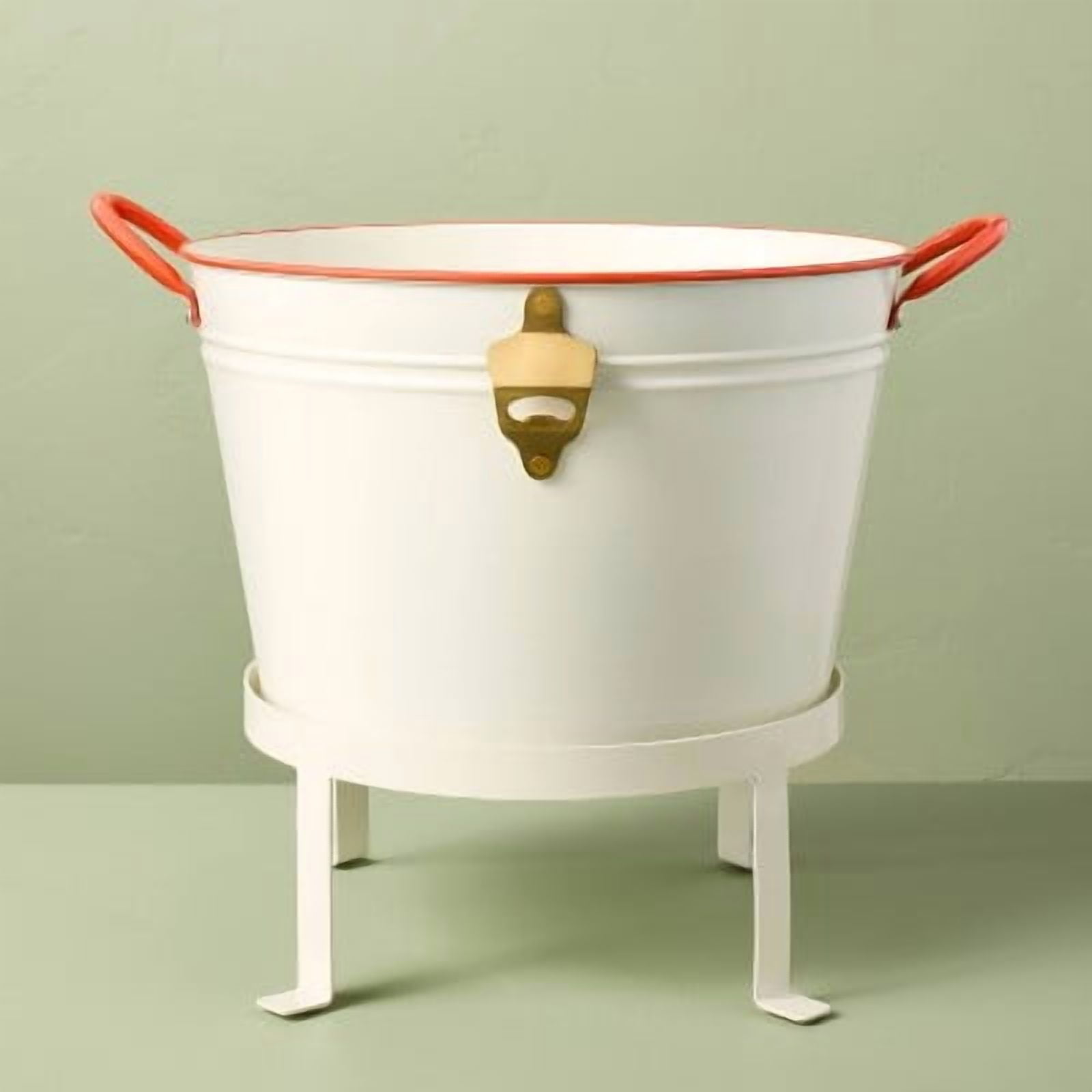 12.9L Beverage Tub Stand Cream - Walmart.com