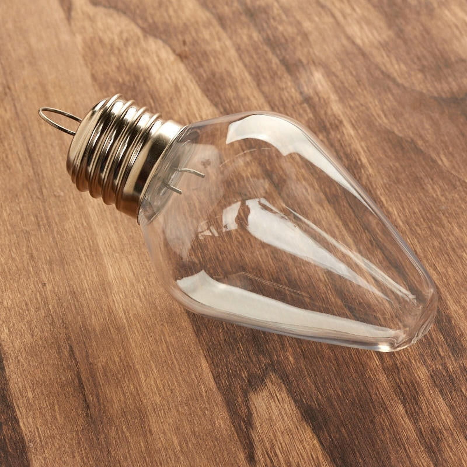 12 Acrylic Fillable Light Bulb Ornaments: Illuminating Your Creativity ...