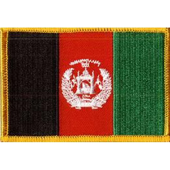 12 Afghanistan Flag Patches, Embroidered Iron On or Sew On, Measures 3.50" x 2.25" - Walmart.com