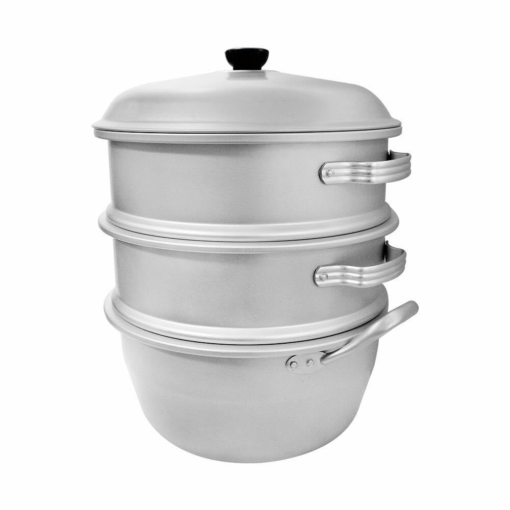 12'' Aluminum Steamer Cookware Small Holes Kitchen Perfect To Steam ...
