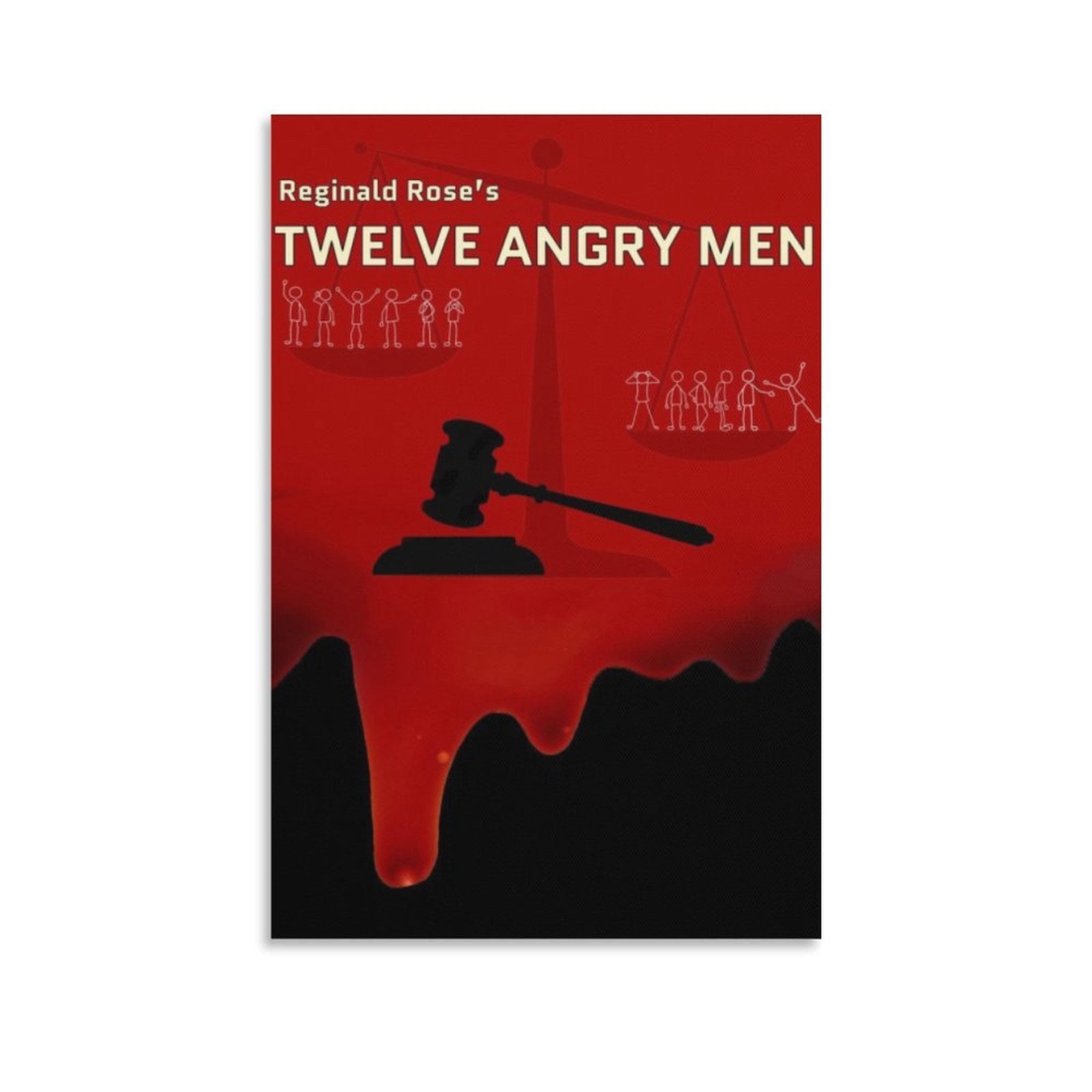 12 Angry Men Movie Poster (21) Print Photo Art Painting Canvas Poster ...