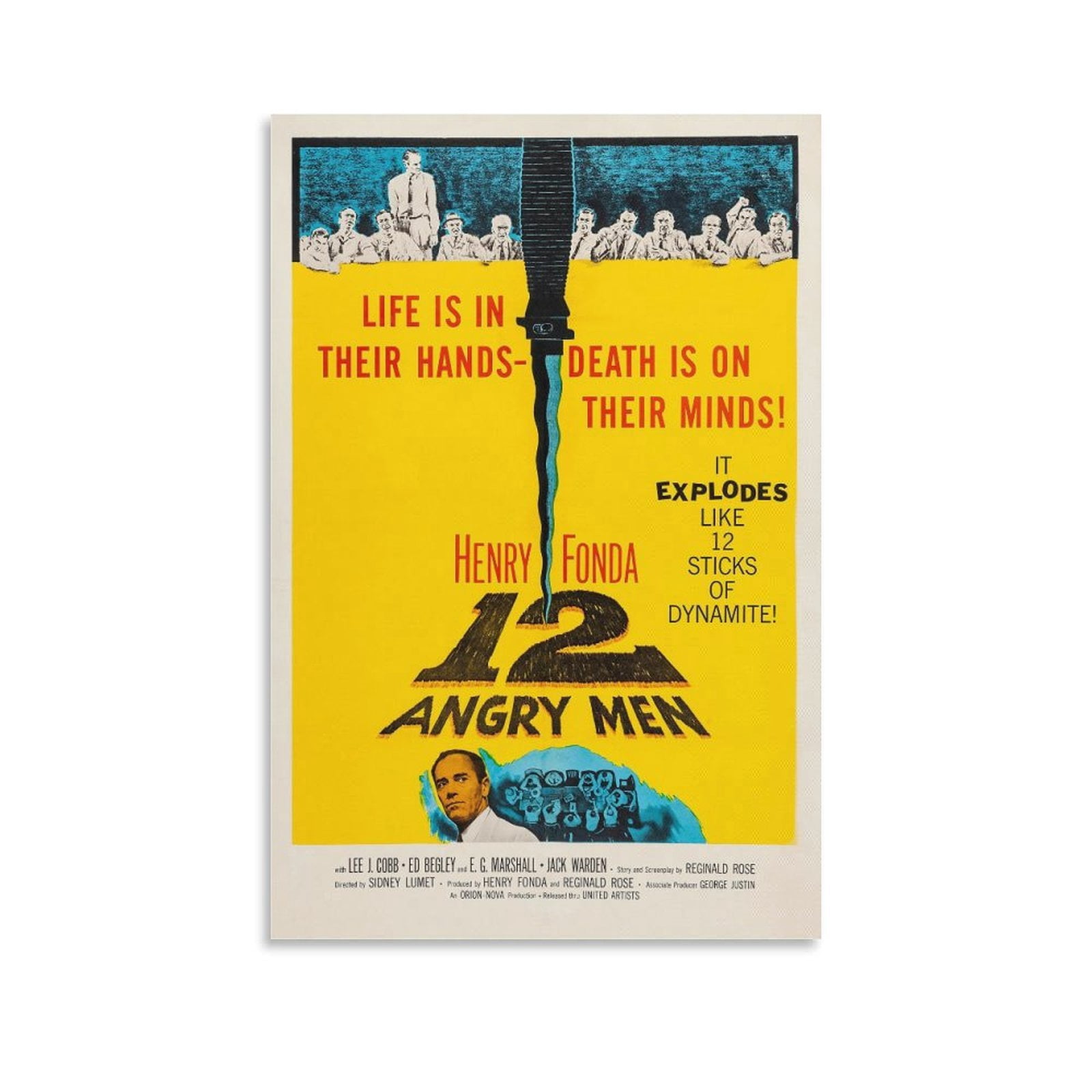 12 Angry Men Movie Poster (4) Artworks Picture Print Poster Wall Art ...