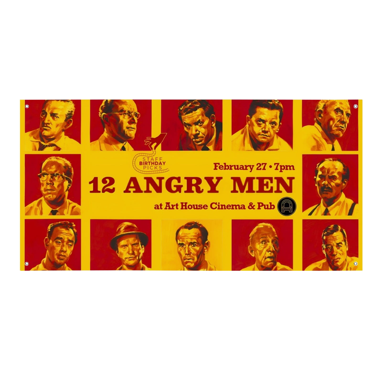 12 Angry Men-Theme Backdrops Banner Birthday Party Decor Supplies ...