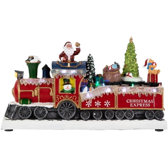 Northlight LED Lighted Animated and Musical Toy Shop Train Christmas ...