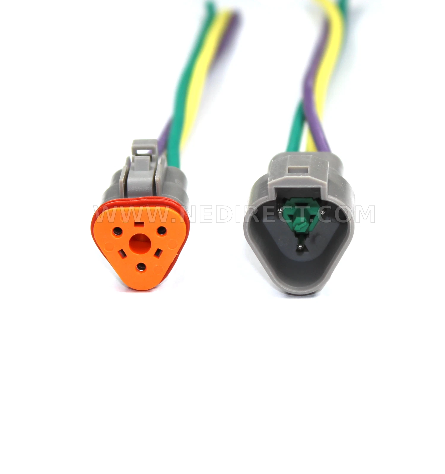 12 Awg Assembled Deutsch Dt 3 Pin Waterproof Connector 6 Wire Kit ...