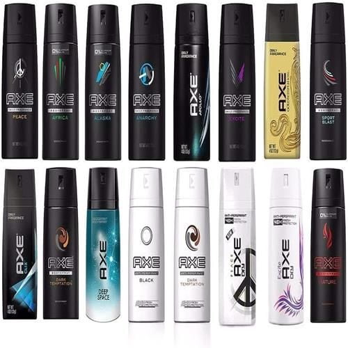 12 Axe Body Spray Deodrant Anit-Aerspirant (12X 150 Ml/5.07 Oz, Mix ...