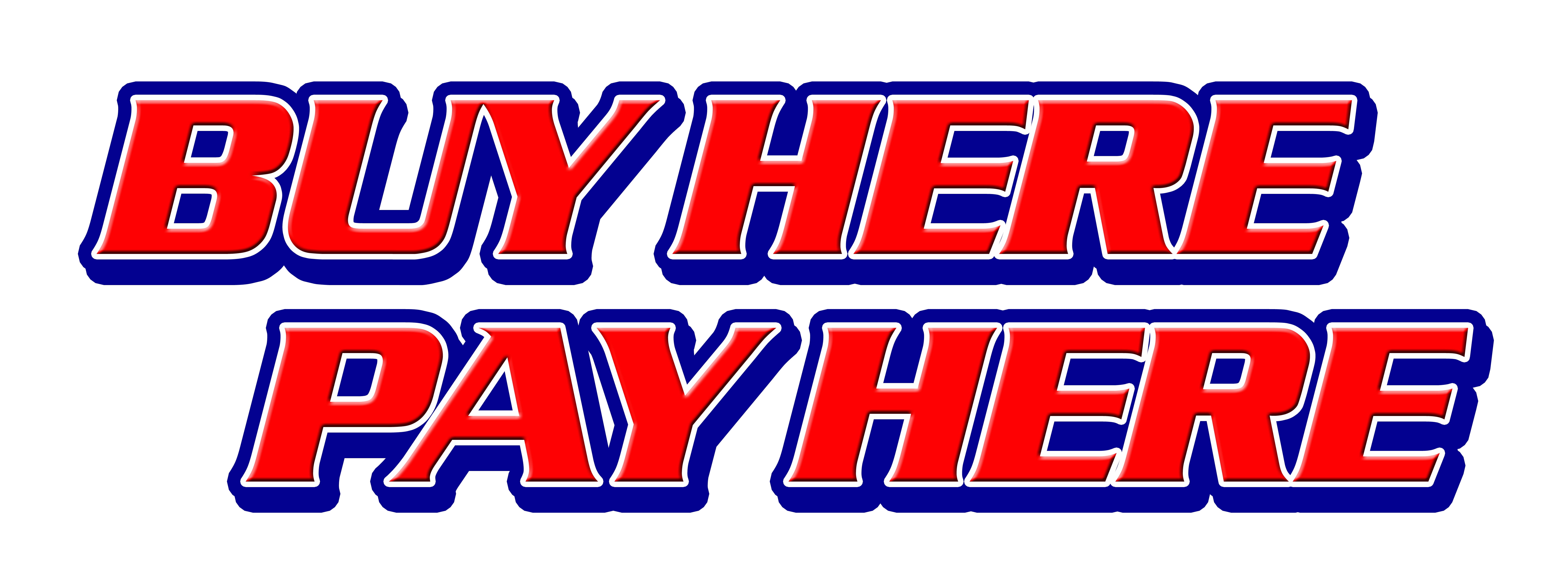 12" BUY HERE PAY HERE DECAL sticker purchase buying comprando aqui paga ...