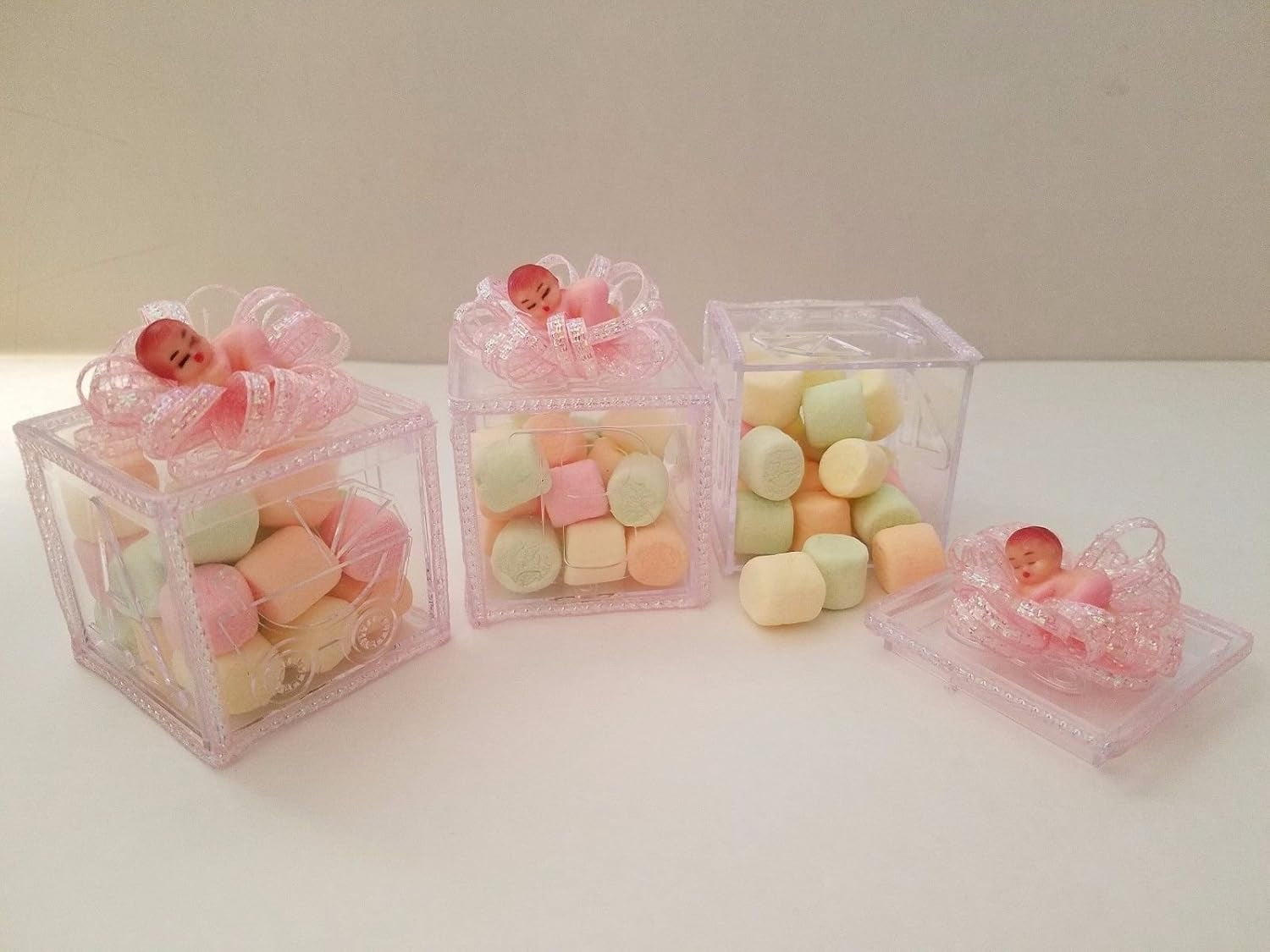 12 Baby Shower Fillable Blocks Favors Prizes It's a Girl Game ...
