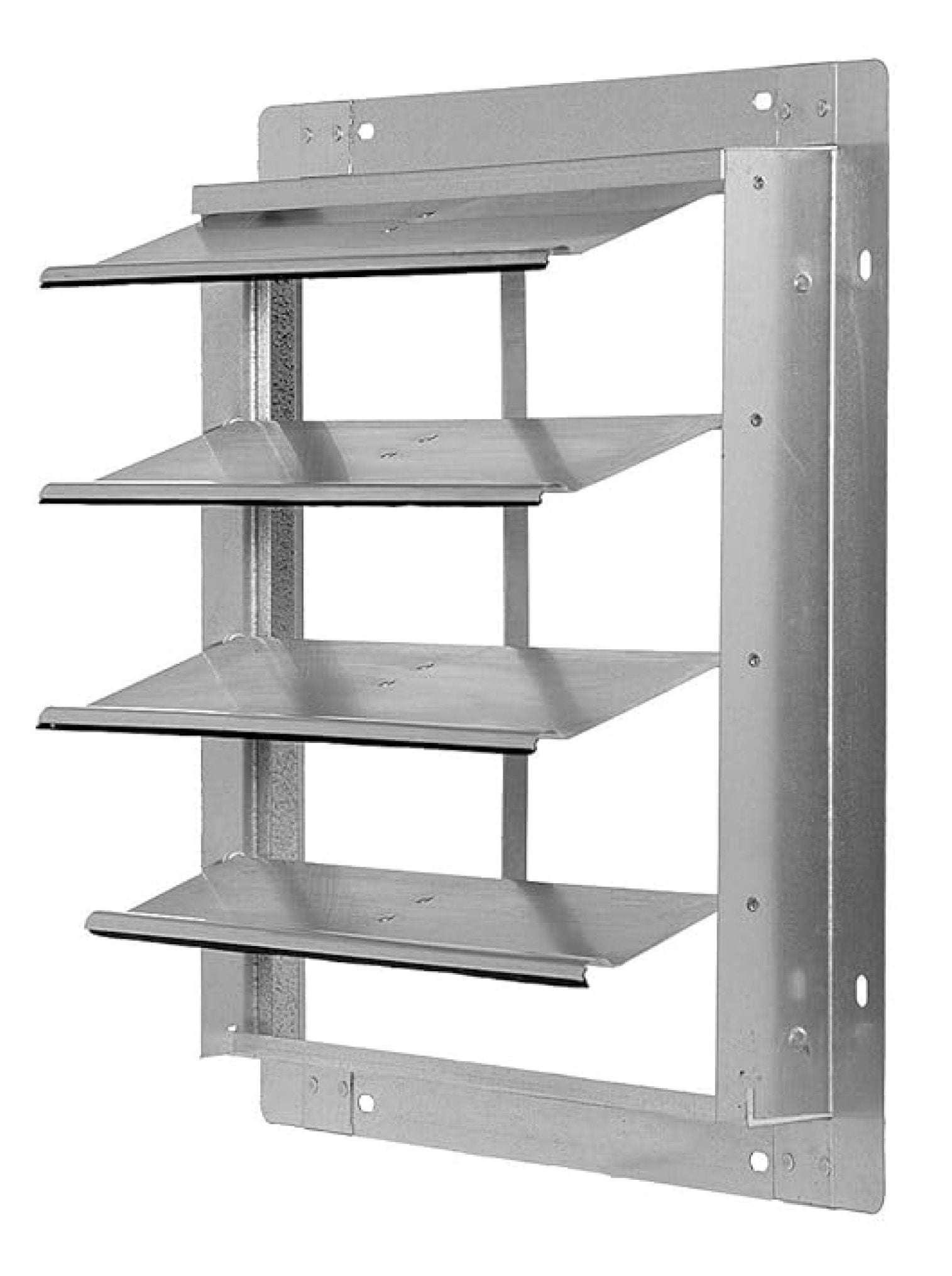 12" Backdraft Damper/Wall Shutter, 12-1/2" x 12-1/2" Opening Required ...