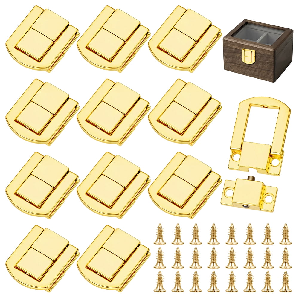 12 Bags Alloy Purse Locks DIY Purse Making Supplies Golden 24x20.5x6mm ...