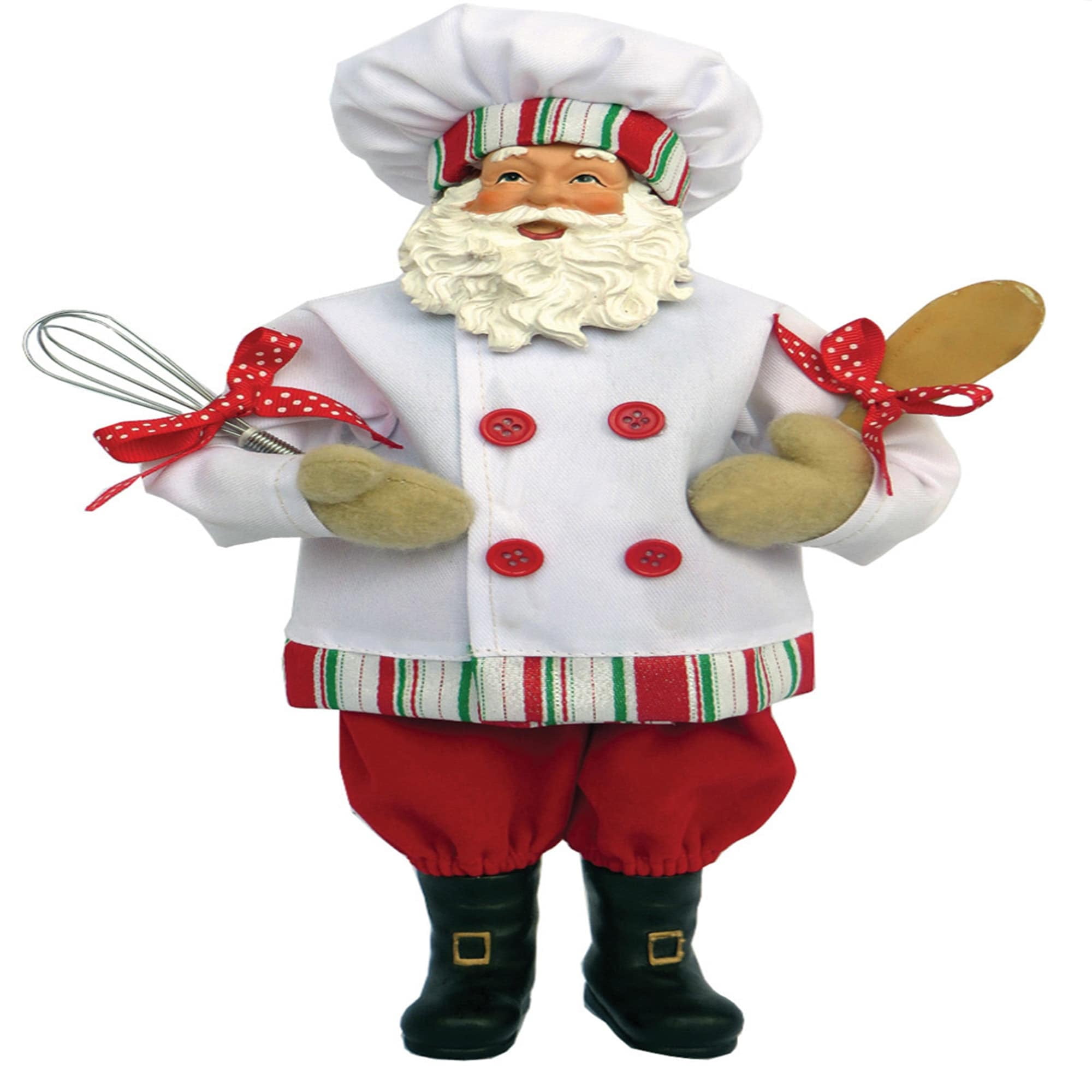 12" Baker Santa - White - Walmart.com