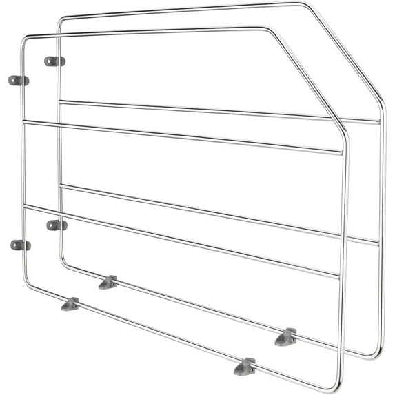 12" Baking Sheet Shelf Organizer, 2-Pack Wire Rack for Wall & Base ...