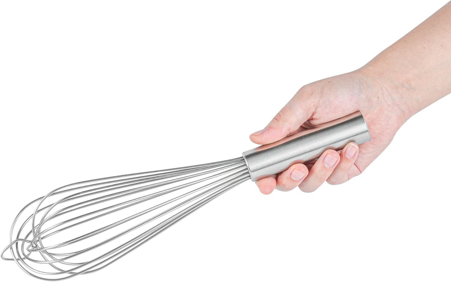 12" Baking Whisk,Stainless Steel Wire Whisk Ideal For Beating Eggs ...