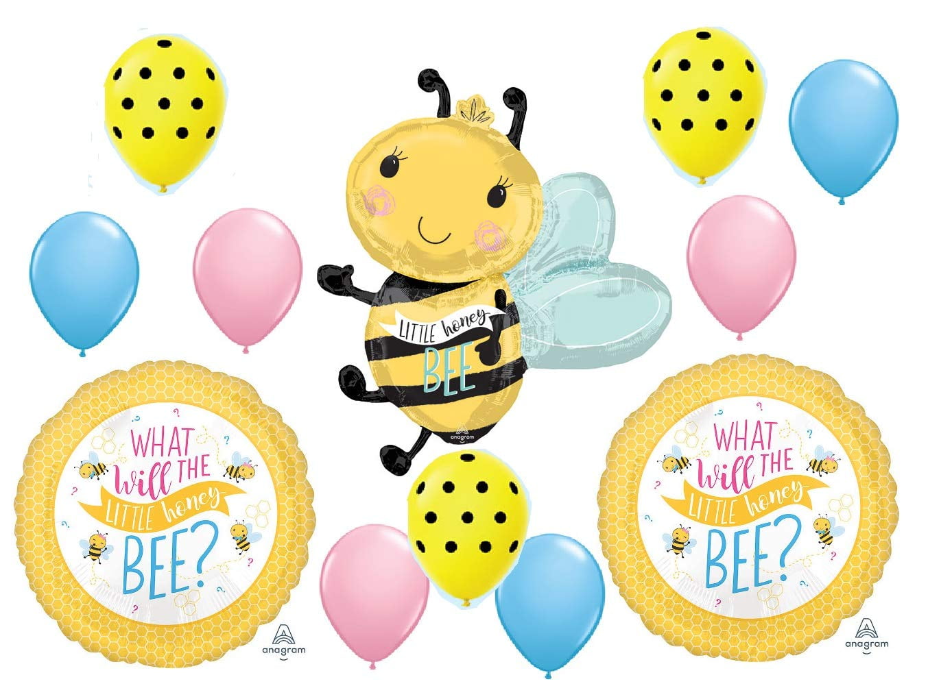 12 Balloons New Gender Reveal What Will The Little Honey BEE ...