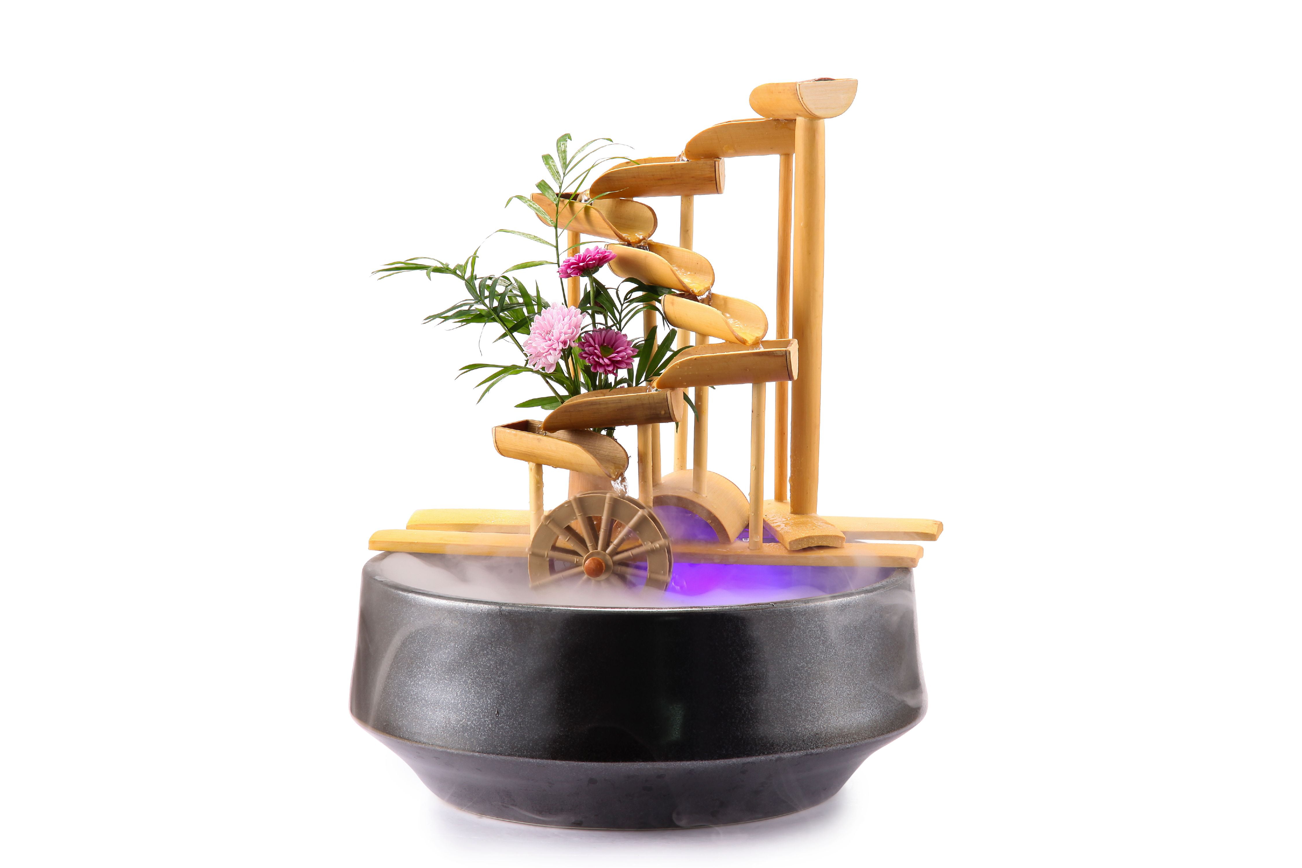 12" Bamboo Money Fountain-Complete with Pump and Tubing - Walmart.com