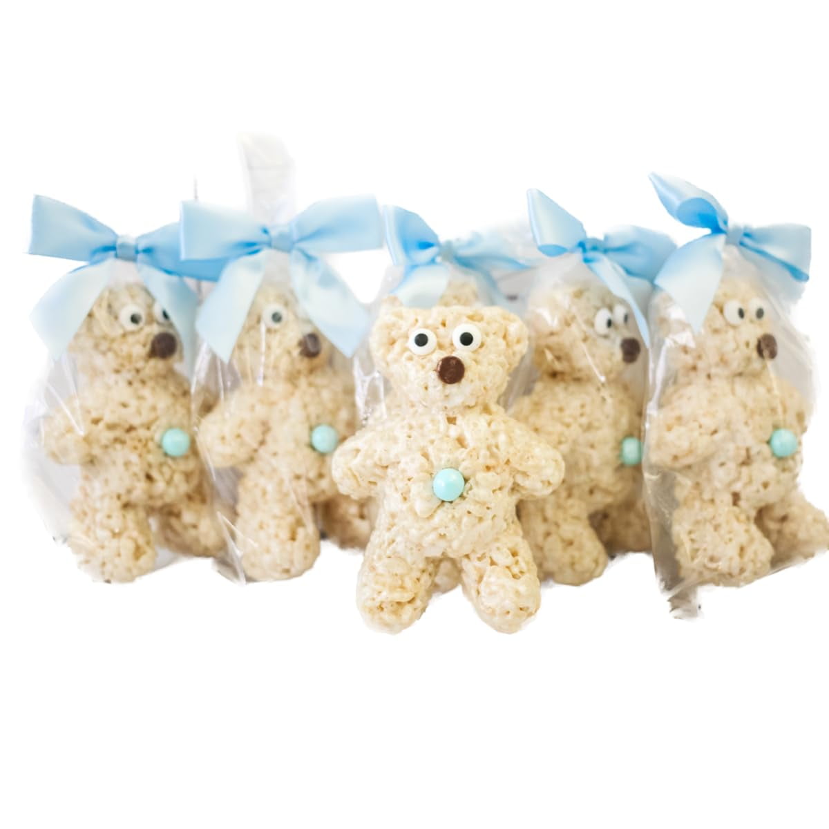 12 Bear Rice Crispie Treats, Baby, Shower Favor, Rice Krispie Treat ...