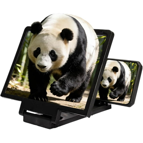 12" Big Screen Phone Magnifier,Upgraded 3D HD Foldable Design Magnifier ...