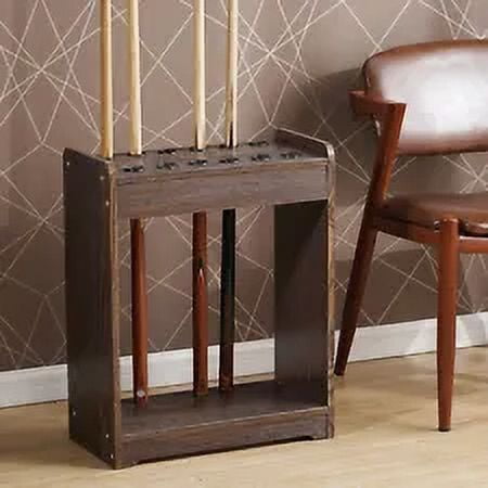 12 Billiard Pools Cue Stick Stand Floor Rack Holder Holds 12 Pool Cue ...