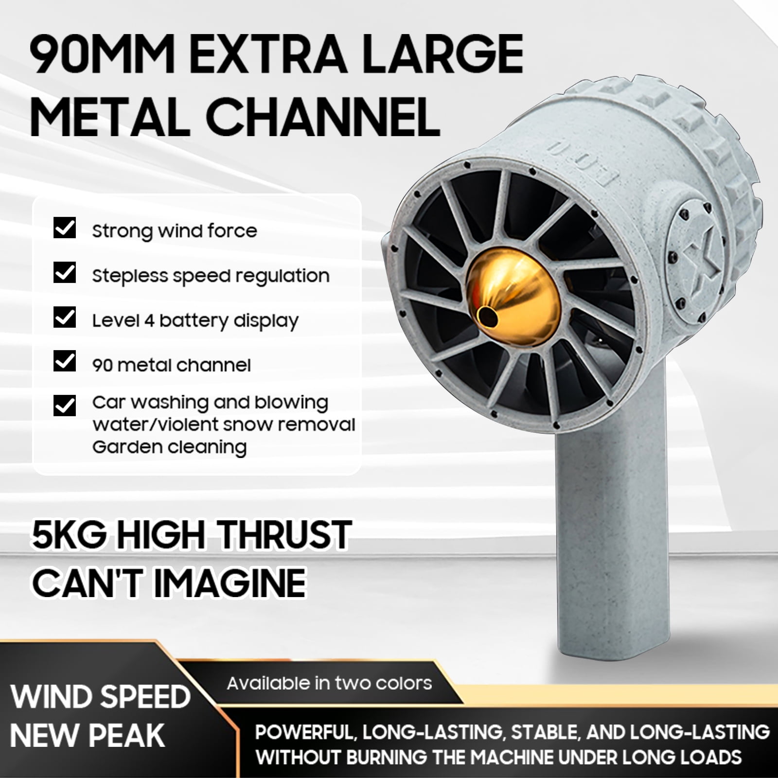 12 Blade Fan Set Violent Turbine Fan Industrial Dust Blower Turbofan ...