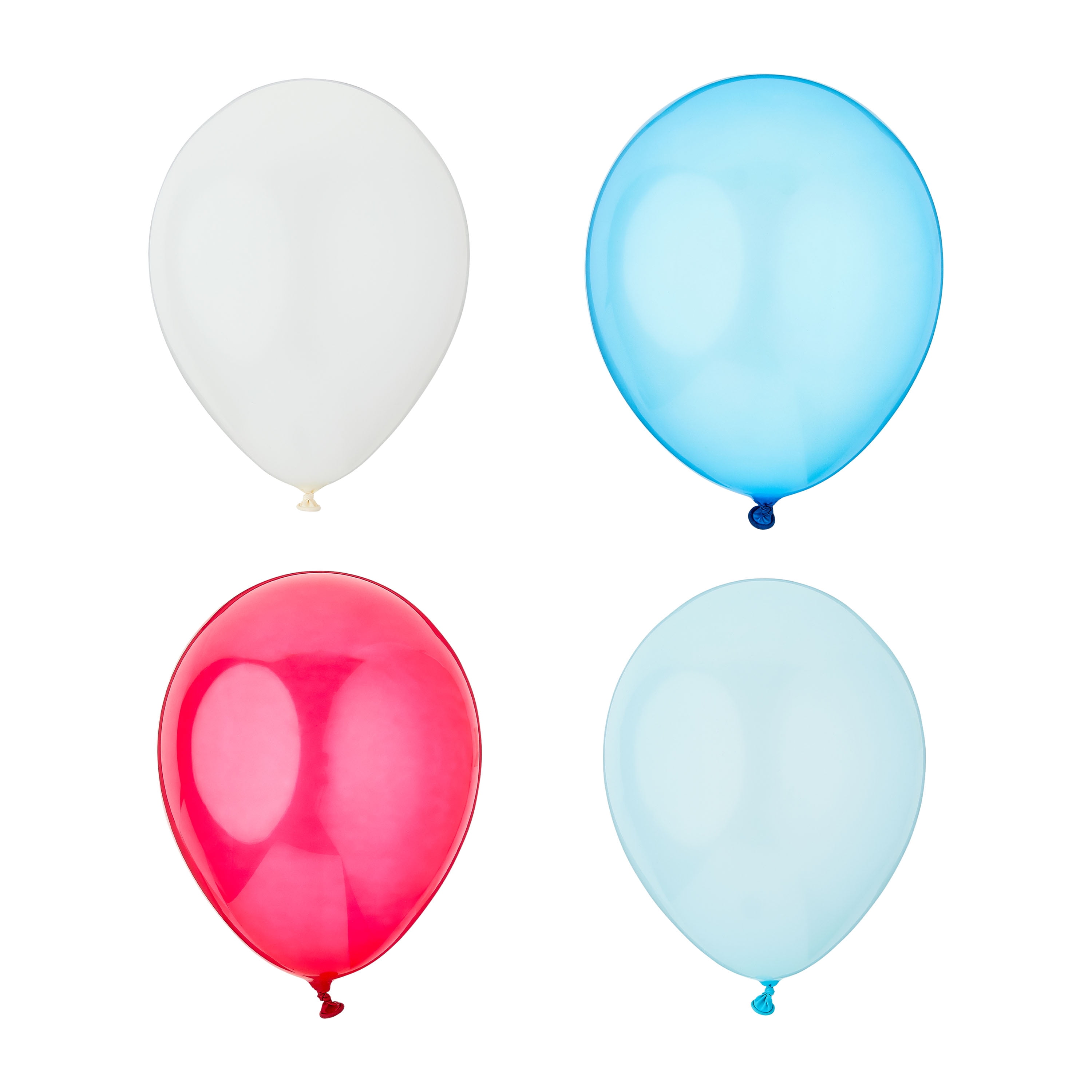 12" Blue Mix Latex Balloons, 72 Pieces, by Way To Celebrate - Walmart.com