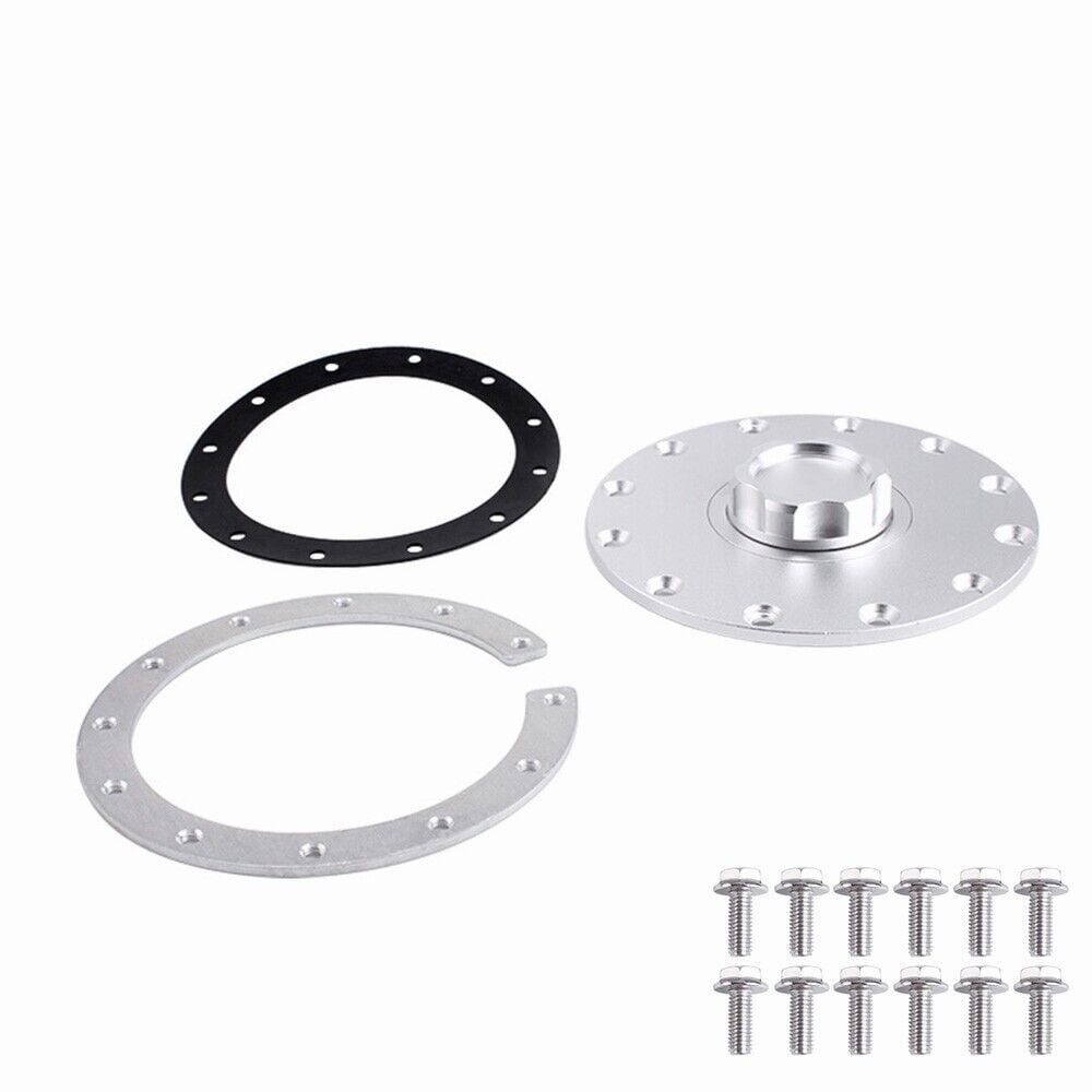 12 Bolt Twist On Filler Neck Cap Aluminium Billet Fuel Cell Flush Tank ...