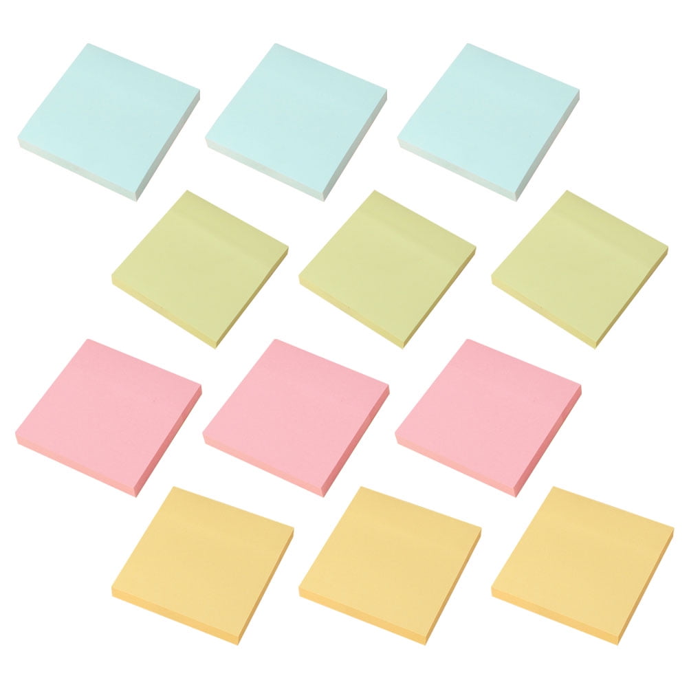 12 Books of Memo Pads Tearable Memo Stickers Portable To-do List Memo ...