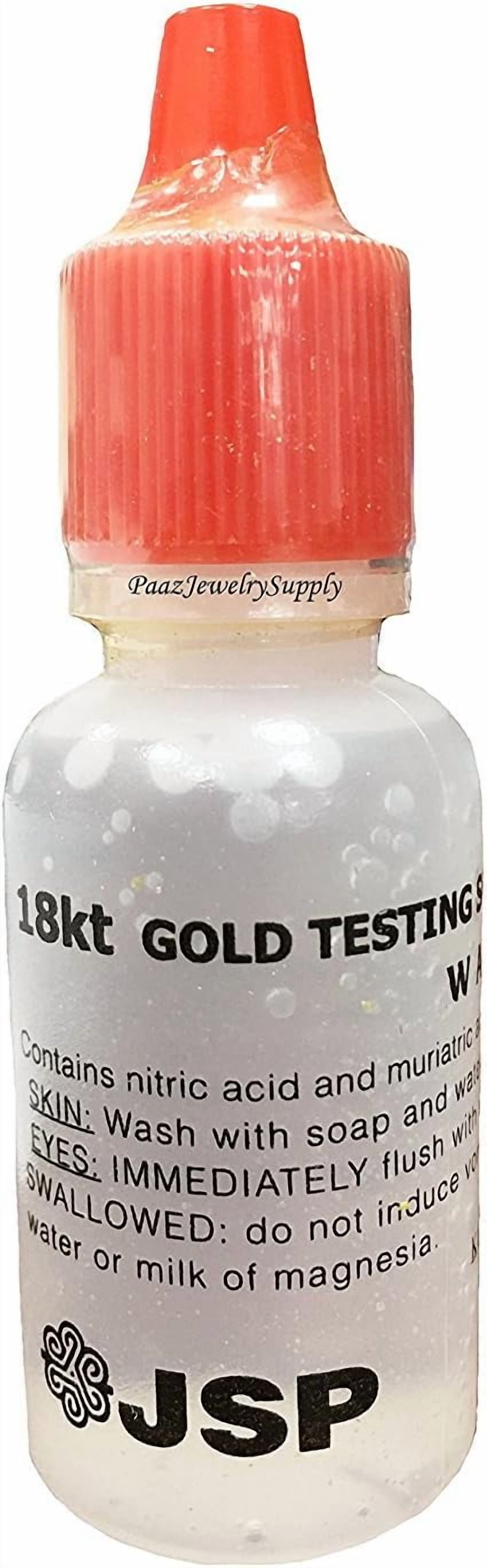 12 Bottles - 18k Test Testing Acid Gold Tester - Walmart.com