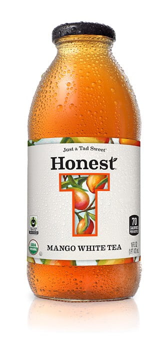 (12 Bottles) Honest Tea Organic Mango White Tea, 16 oz - Walmart.com