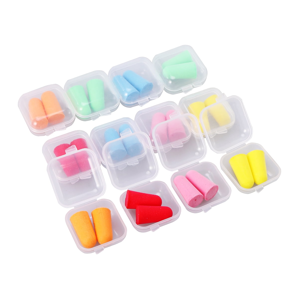 12 Boxes Anti Noise Ear Plugs Earbuds Reduction Cancelling Earplugs ...