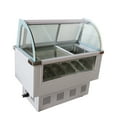12 Boxes Ice Cream Display Cabinet Hard Freezer Square Box Commercial ...