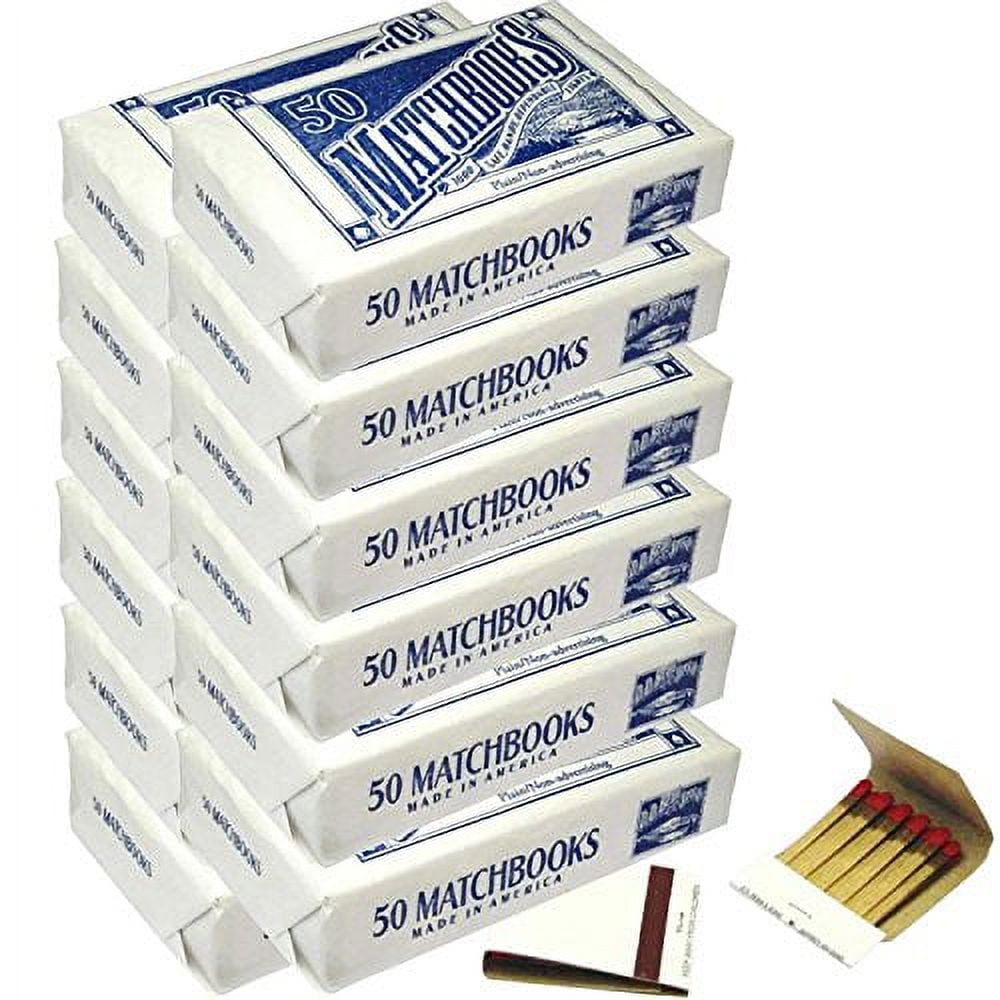 12 Boxes - White Plain Matches Matchbooks Wedding, Anniversary ...
