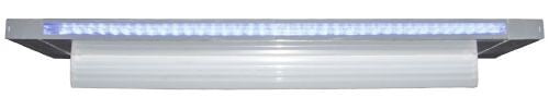 12'' Brilliant LED Lighted Waterfall Back Feed 6'' Lip - White ...